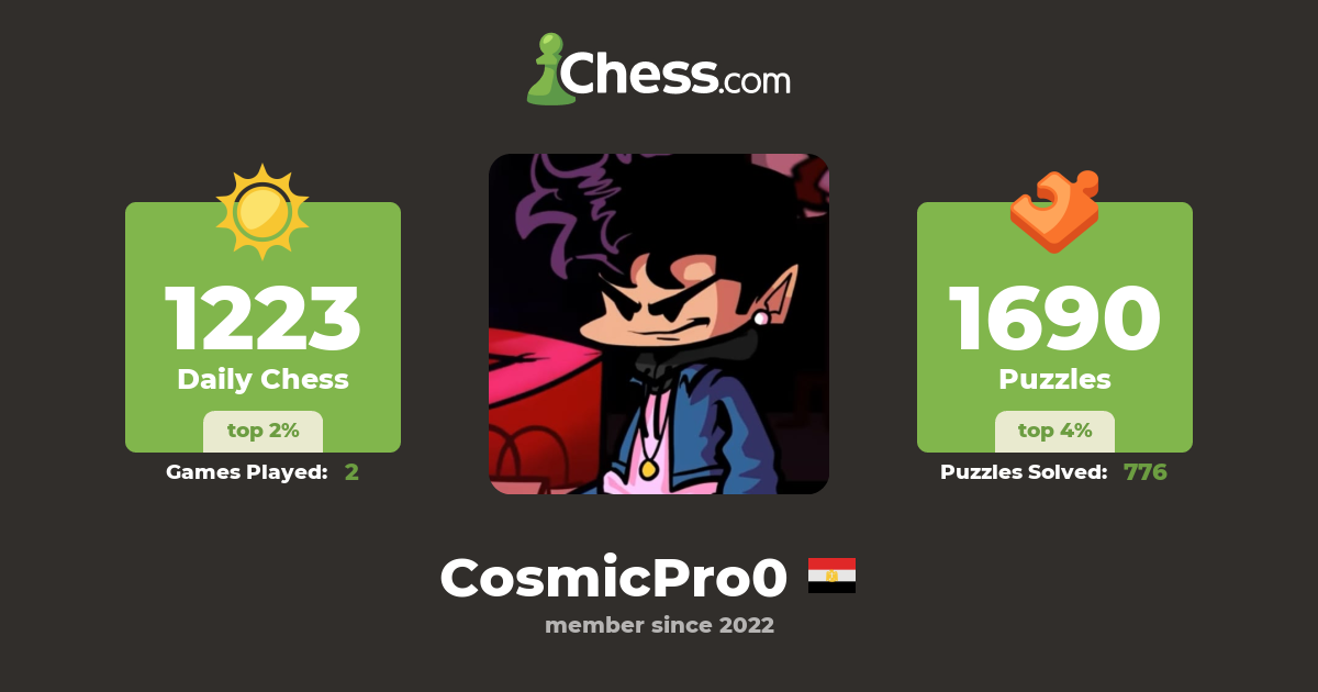 Cosmic (CosmicPro0) - Chess Profile - Chess.com