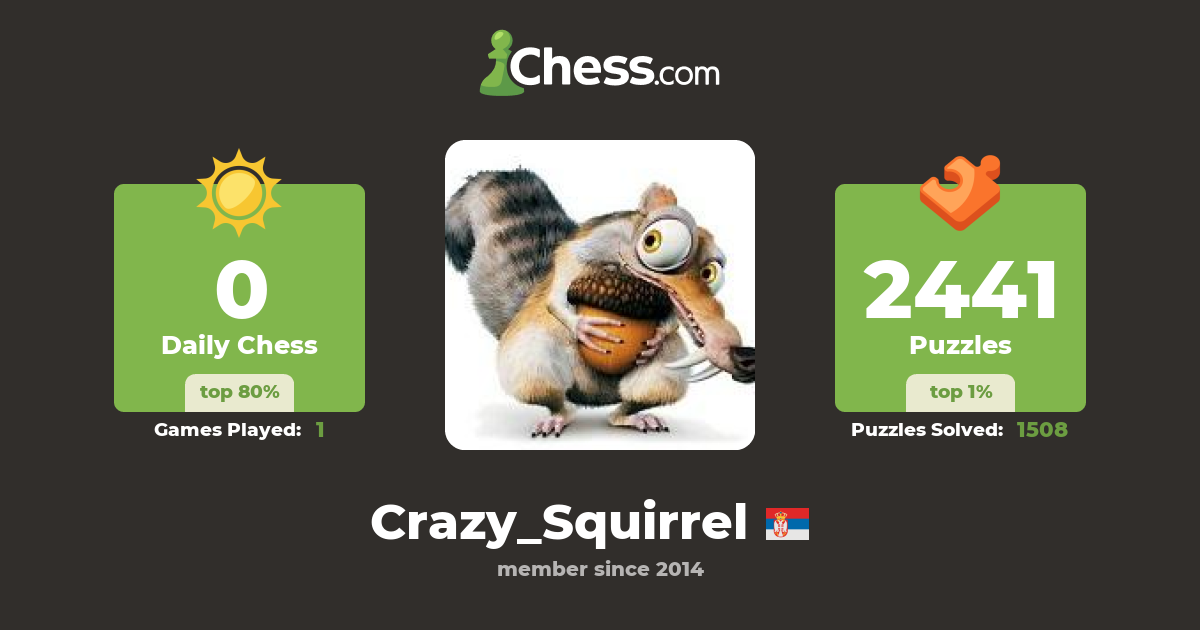 Nikola Colic (Crazy_Squirrel) - Chess Profile - Chess.com Nikola Colic (Crazy_Squirrel) - Chess Profile - Chess.com