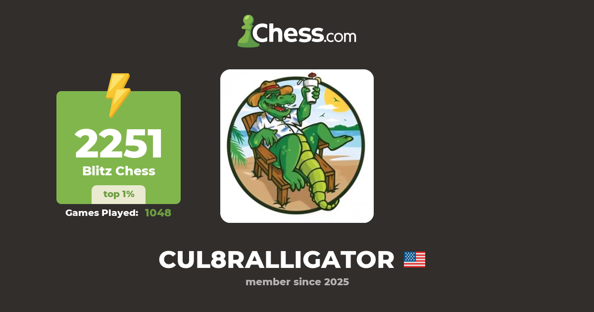 CUL8RALLIGATOR - Chess Profile - Chess.com