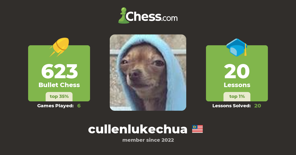 Cullen Luke Chua (cullenlukechua) - Chess Profile - Chess.com