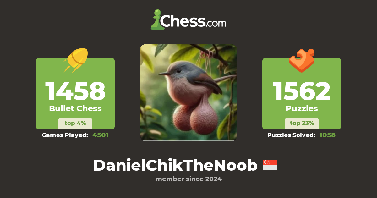 Chik Daniel (DanielChikTheNoob) - Chess Profile - Chess.com