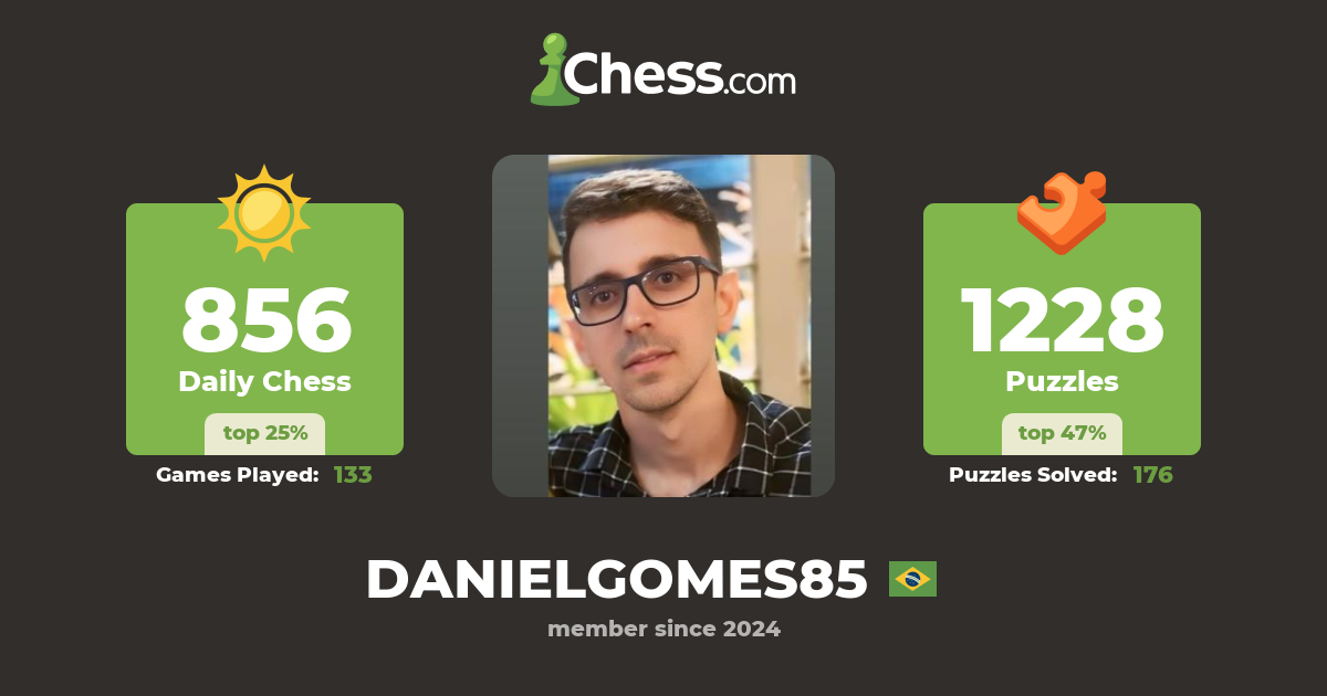 DANIEL GOMES (DANIELGOMES85) - Chess Profile - Chess.com