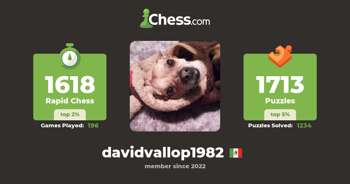 David Valdez Lopez (davidvallop1982) - Chess Profile - Chess.com
