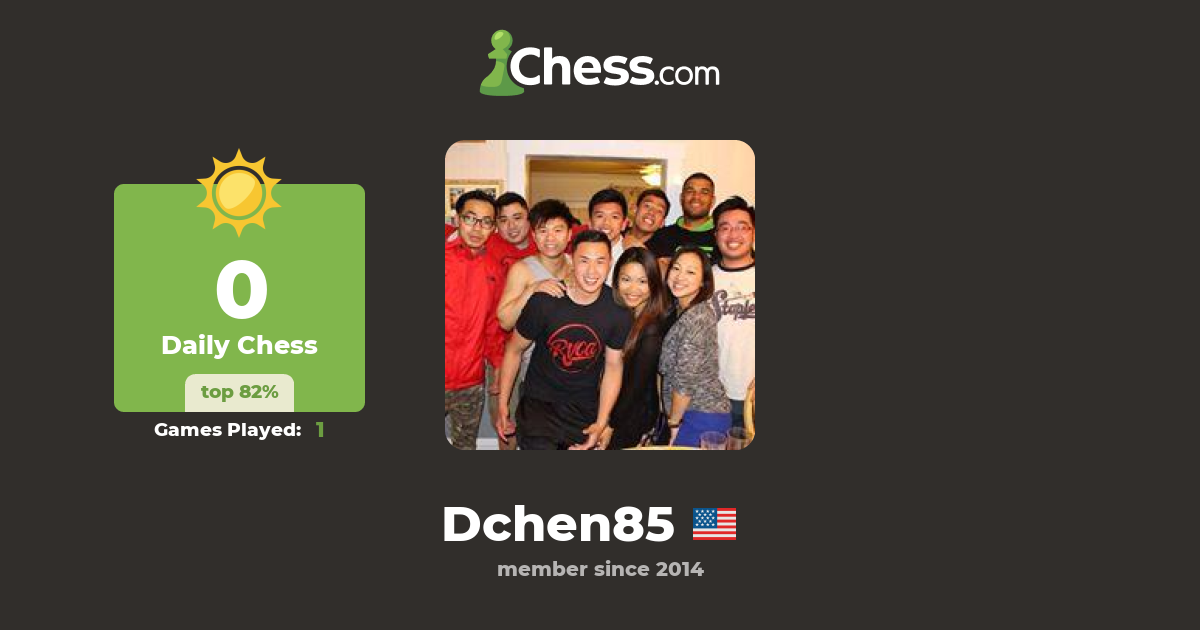 Danny Chen (Dchen85) - Chess Profile - Chess.com