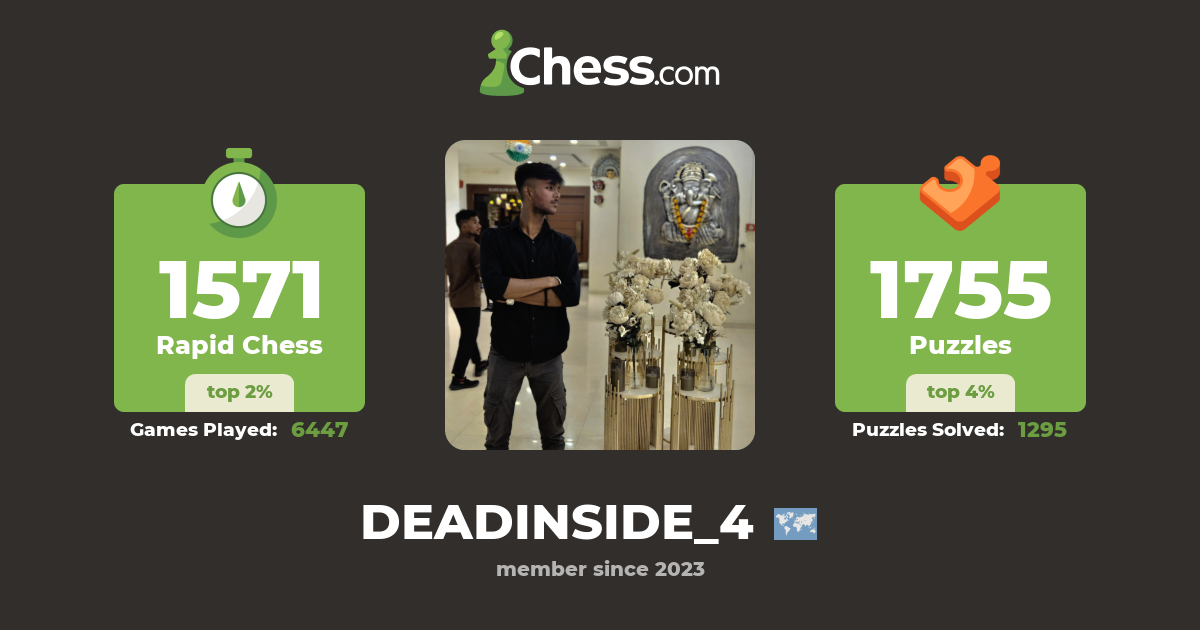 DEADINSIDE_4 - Chess Profile - Chess.com