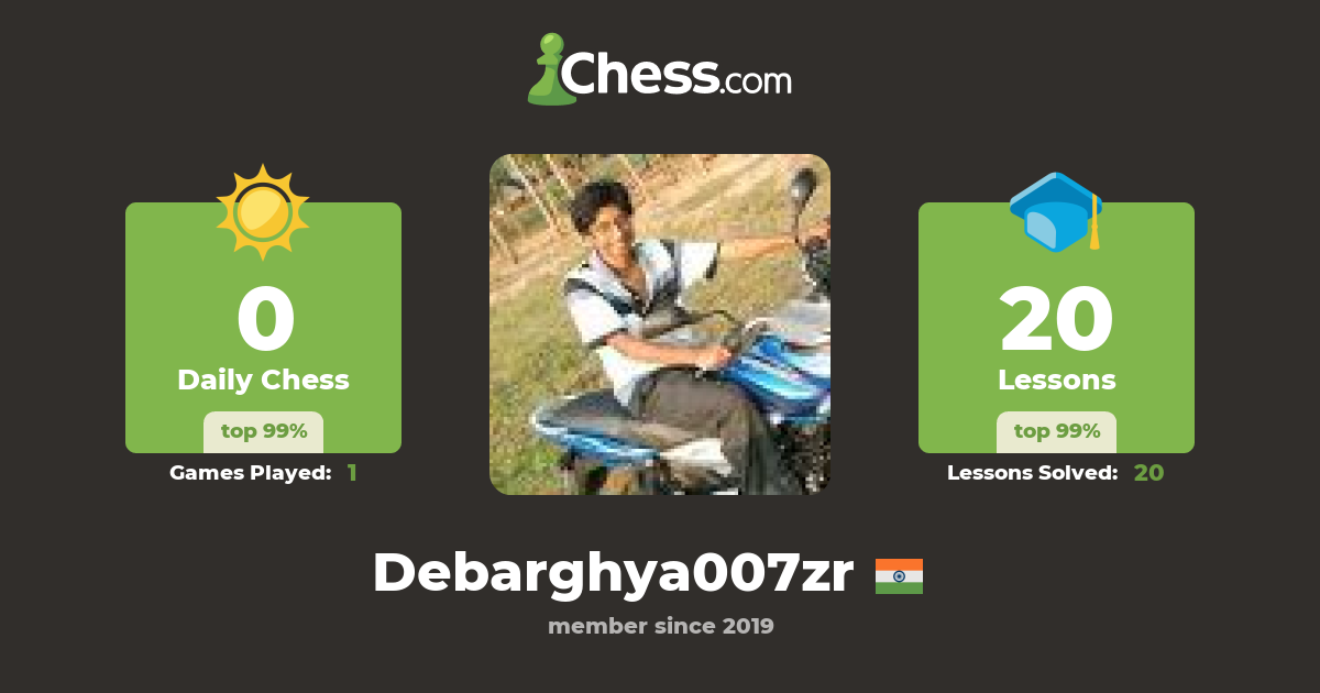 DEBARGHYA SENGUPTA (Debarghya007zr) - Chess Profile - Chess.com