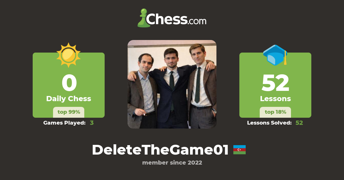 DeleteTheGame01 - Chess Profile - Chess.com
