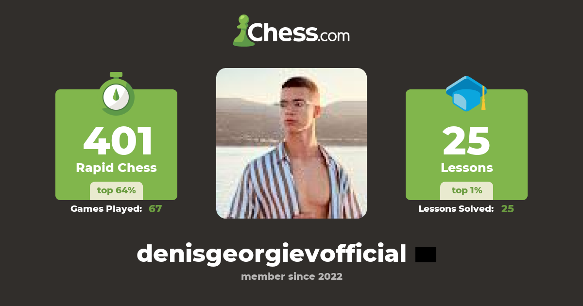 Denis Georgiev (denisgeorgievofficial) - Chess Profile - Chess.com