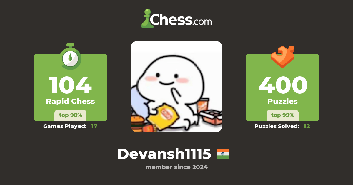 Devansh Arora (Devansh1115) - Chess Profile - Chess.com
