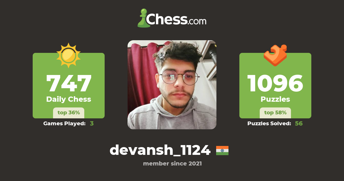 devansh pandey (devansh_1124) - Chess Profile - Chess.com