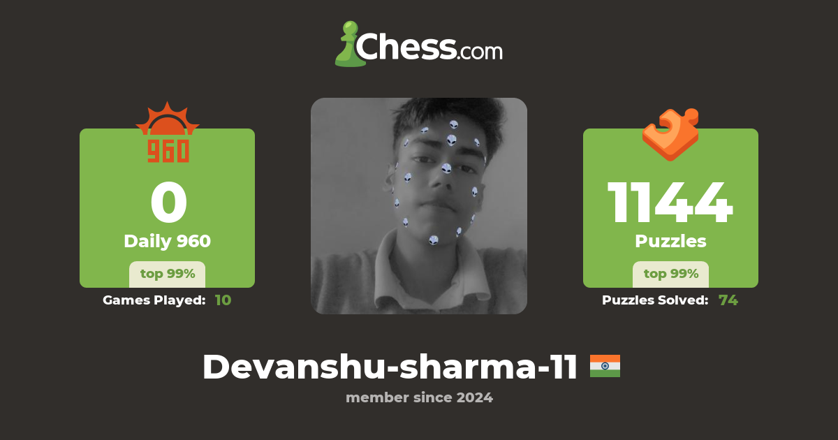 Devanshu Sharma (Devanshu-sharma-11) - Chess Profile - Chess.com