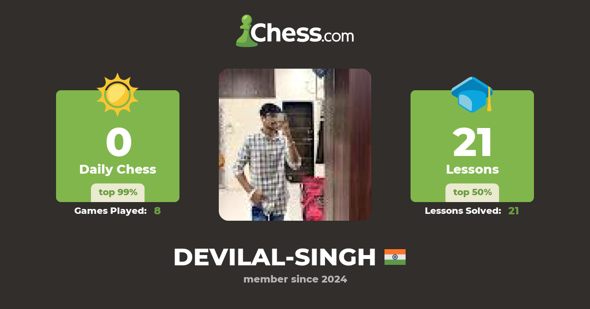 Dev Mihir (DEVILAL-SINGH) - Chess Profile - Chess.com