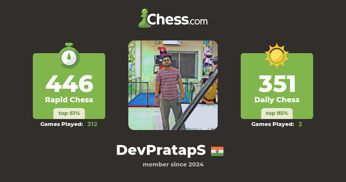 Dev Pratap Singh (DevPratapS) - Chess Profile - Chess.com