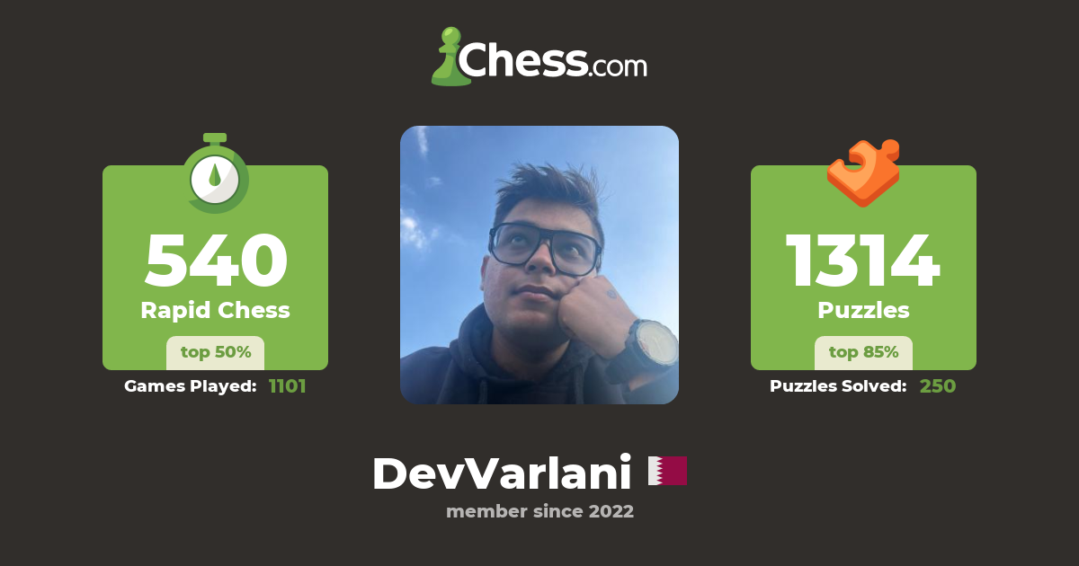 Dev Varlani (DevVarlani) - Chess Profile - Chess.com