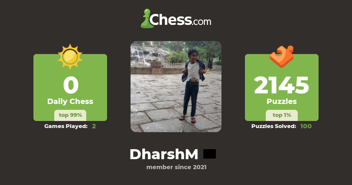 Dharsh M (DharshM) - Chess Profile - Chess.com