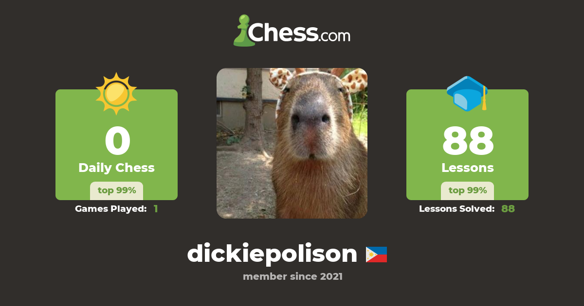 Dickie Polison (dickiepolison) - Chess Profile - Chess.com