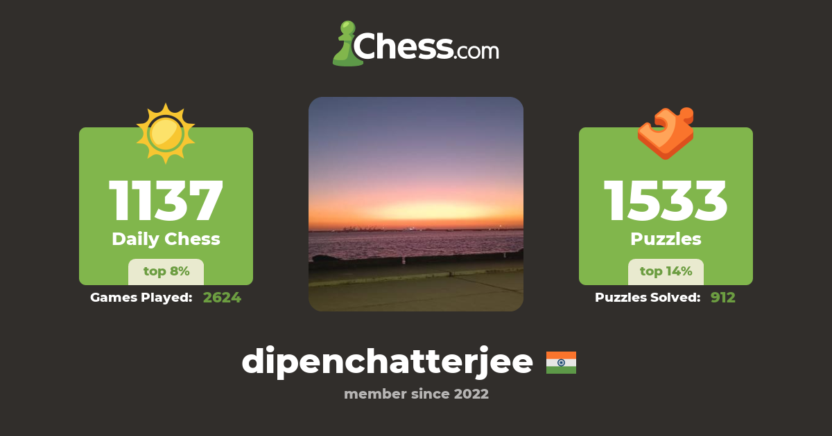 dipen chatterjee (dipenchatterjee) - Chess Profile - Chess.com