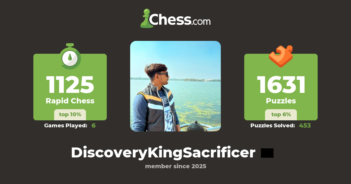 DiscoveryKingSacrificer - Chess Profile - Chess.com