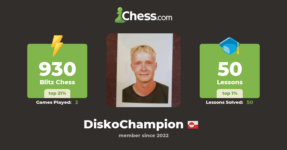 DiskoChampion - Chess Profile - Chess.com