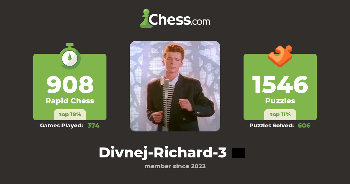 Divnej-Richard-3 - Chess Profile - Chess.com