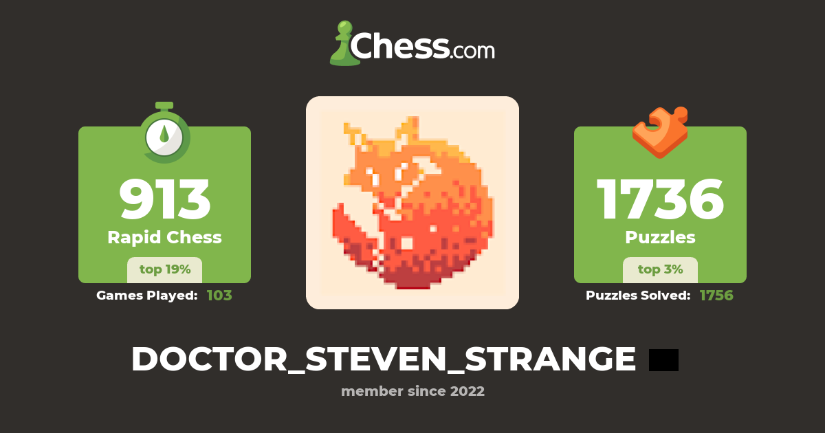 DOCTOR_STEVEN_STRANGE - Chess Profile - Chess.com