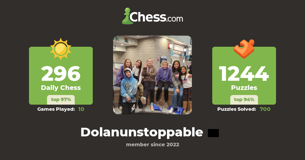 Dolanunstoppable - Chess Profile - Chess.com