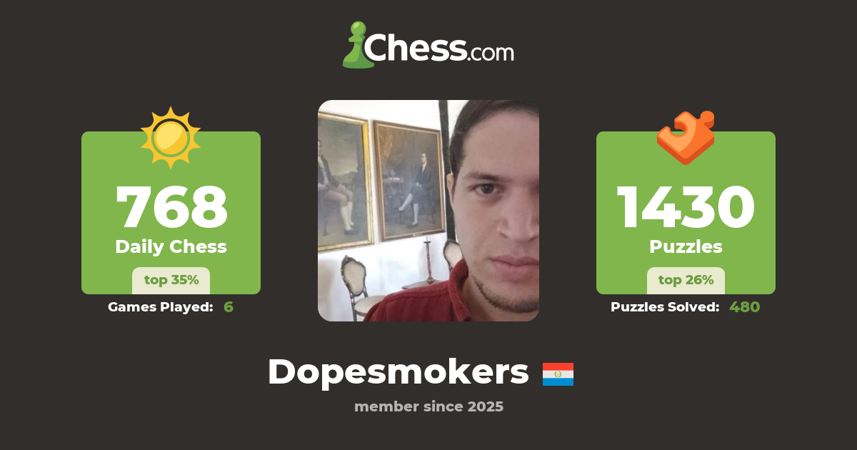 Atilio Benjamin (Dopesmokers) - Chess Profile - Chess.com
