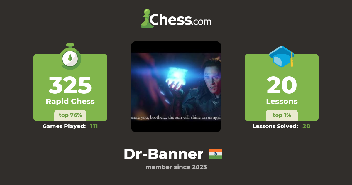 Dr-Banner - Chess Profile - Chess.com