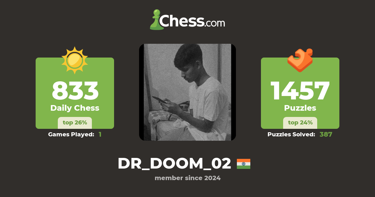 GOURAB RAJGARH (DR_DOOM_02) - Chess Profile - Chess.com