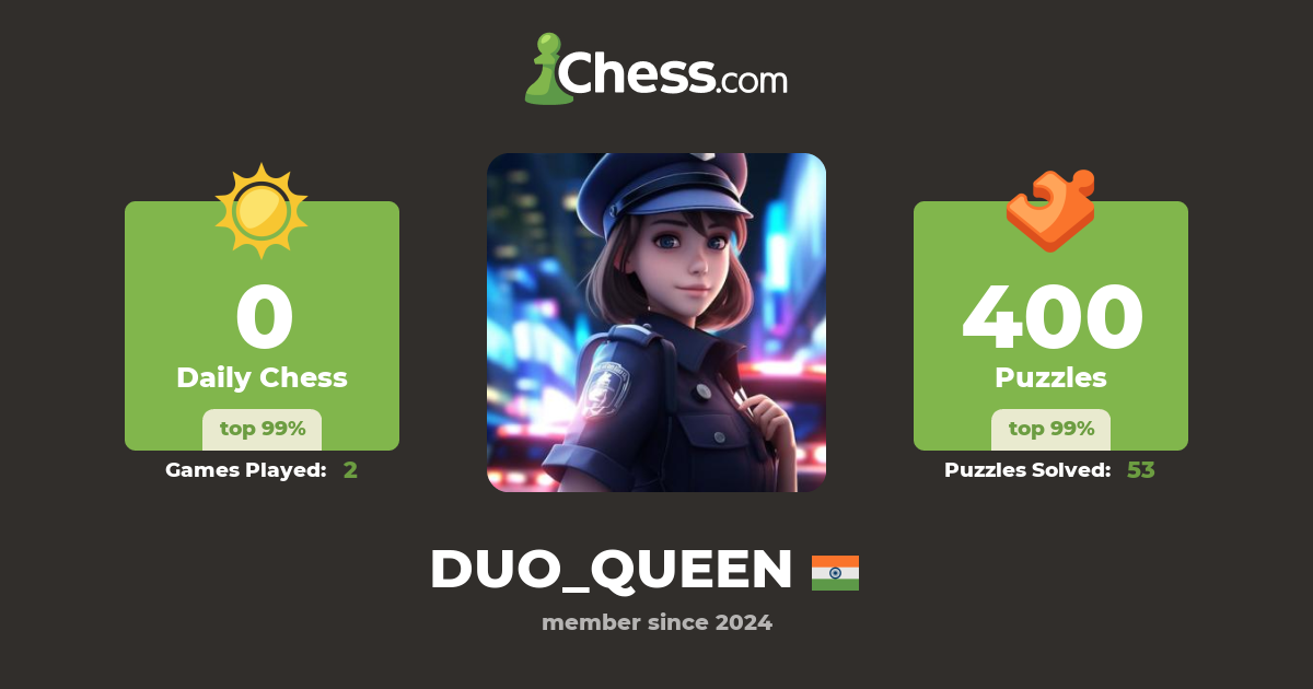 MS OFFICER (DUO_QUEEN) - Chess Profile - Chess.com