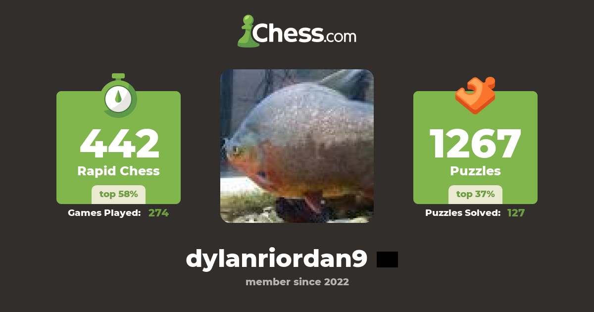Dylan Riordan (dylanriordan9) - Chess Profile - Chess.com