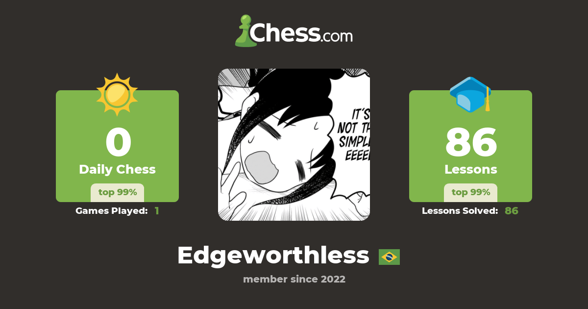 Edgeworthless - Chess Profile - Chess.com