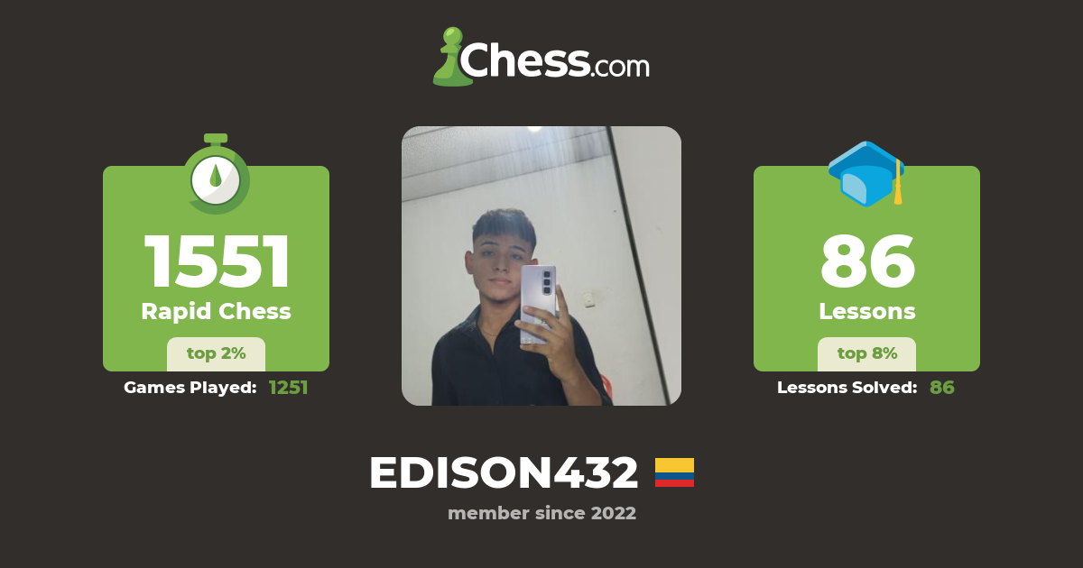 EDISON432 - Chess Profile - Chess.com