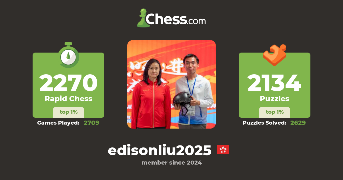 edisonliu2025 - Chess Profile - Chess.com