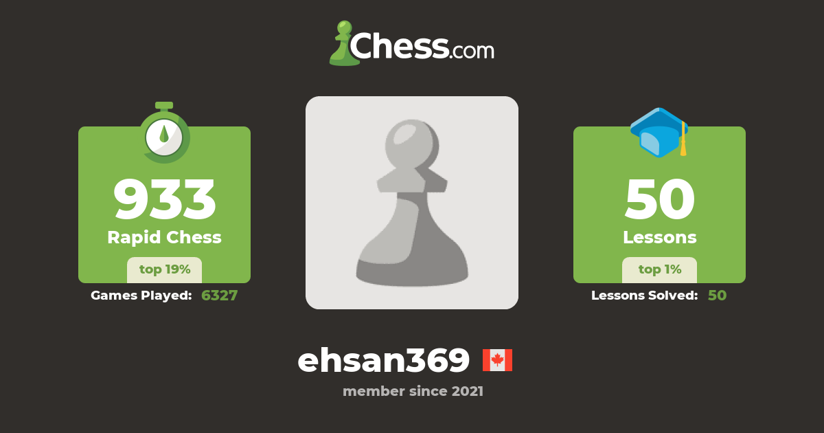 ehsan369 - Chess Profile - Chess.com