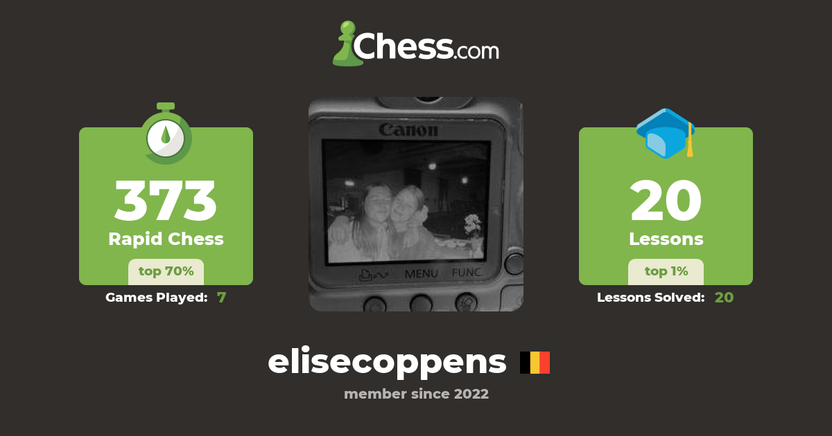 Elise Coppens (elisecoppens) - Chess Profile - Chess.com
