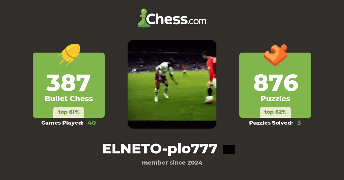 ERNESTO GAEL GUZMAN RAMIREZ (ELNETO-plo777) - Chess Profile - Chess.com