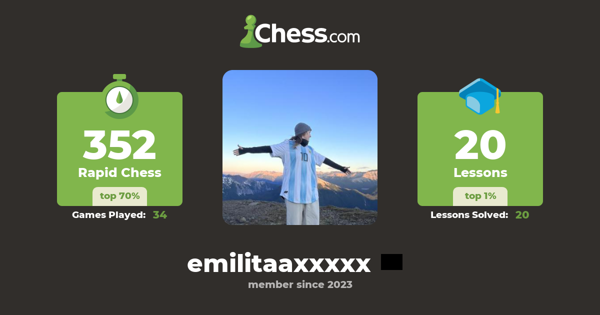 Emilia (emilitaaxxxxx) - Chess Profile - Chess.com