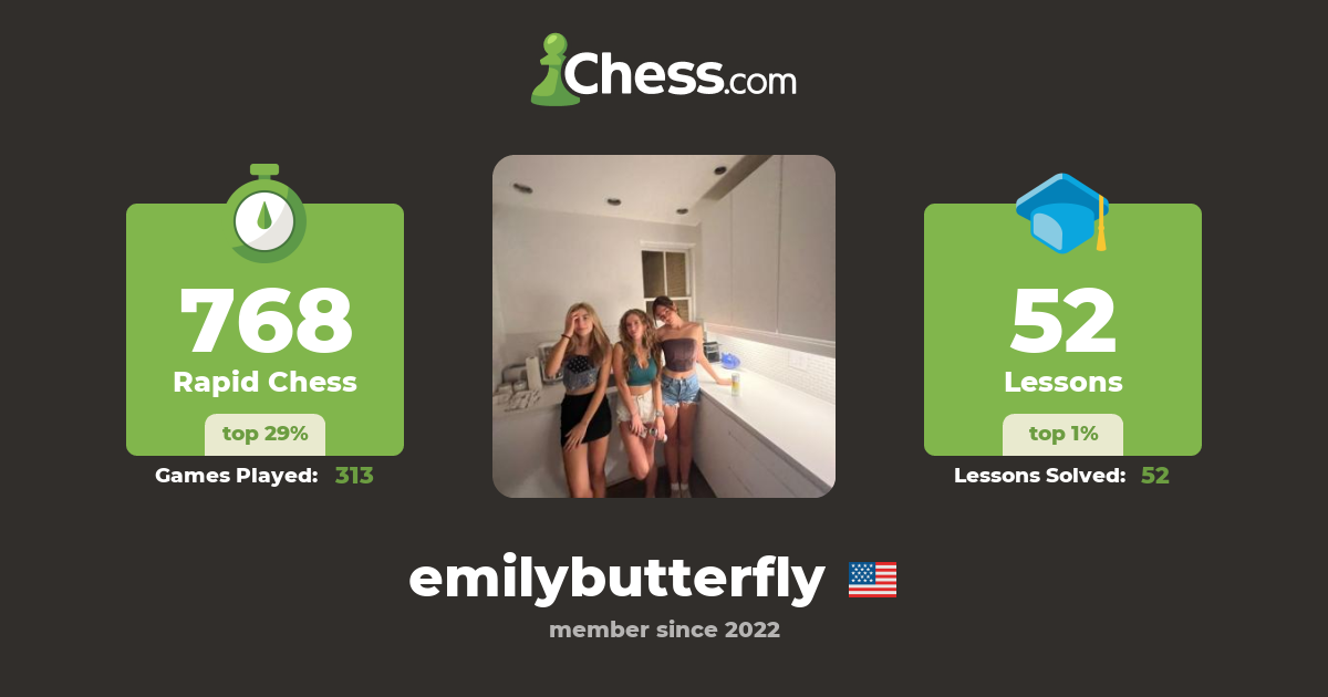 emilybutterfly - Chess Profile - Chess.com