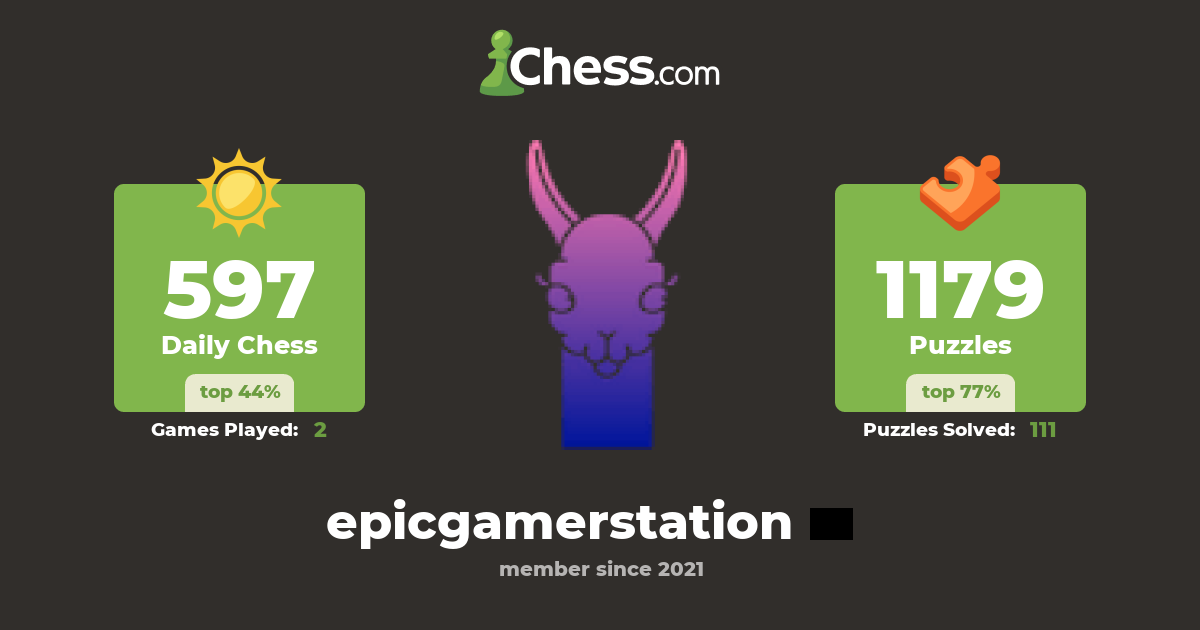 EPIC GAMER STATION (epicgamerstation) - Chess Profile - Chess.com