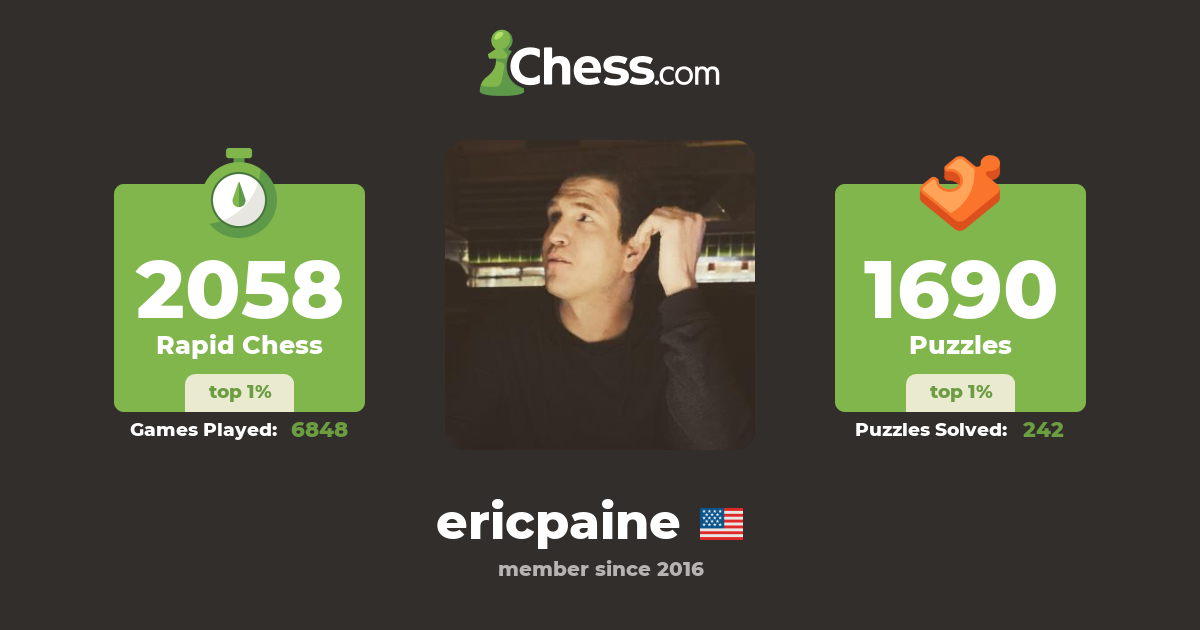Eric Paine (ericpaine) - Chess Profile - Chess.com