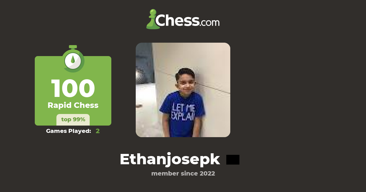 Ethan joseph (Ethanjosepk) - Chess Profile - Chess.com