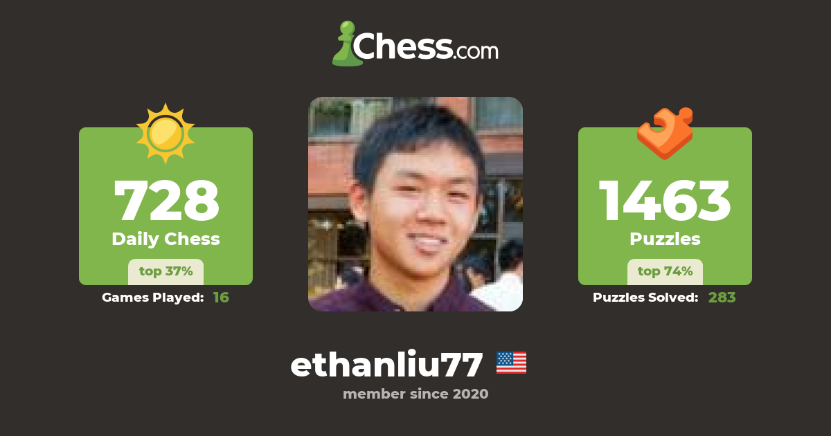 Ethan Liu (ethanliu77) - Chess Profile - Chess.com