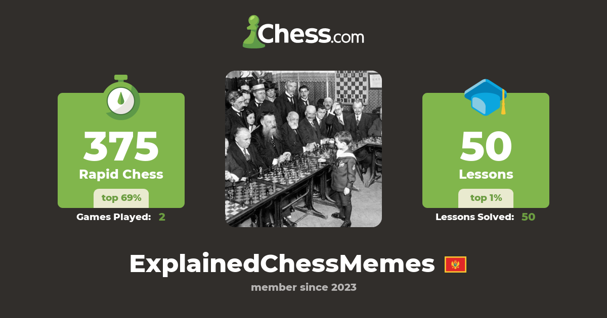 ExplainedChessMemes - Chess Profile - Chess.com