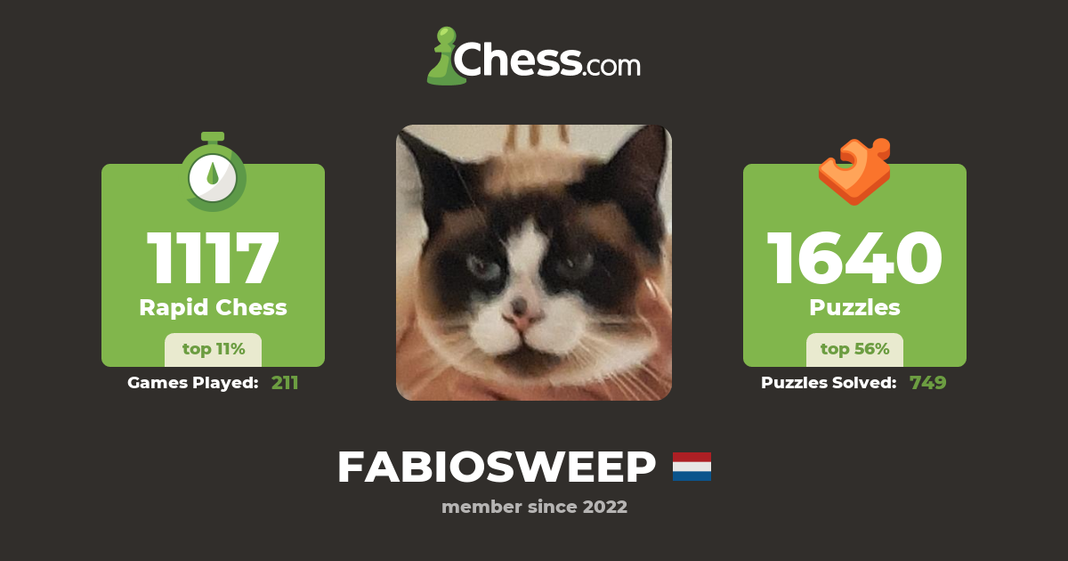 FABIOSWEEP - Chess Profile - Chess.com