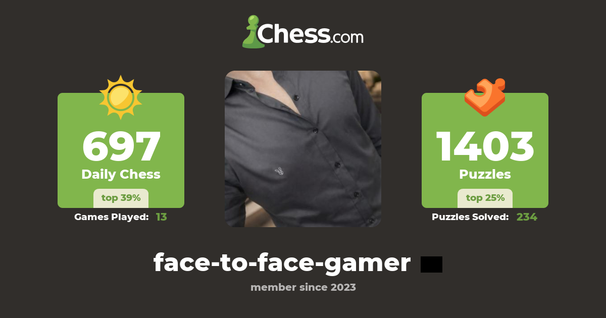 face-to-face-gamer - Chess Profile - Chess.com