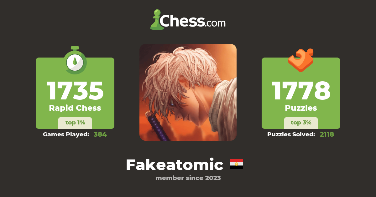 Fakeatomic - Chess Profile - Chess.com