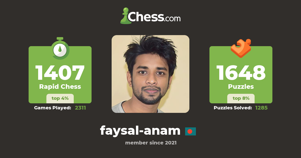 Faysal Anam (faysal-anam) - Chess Profile - Chess.com