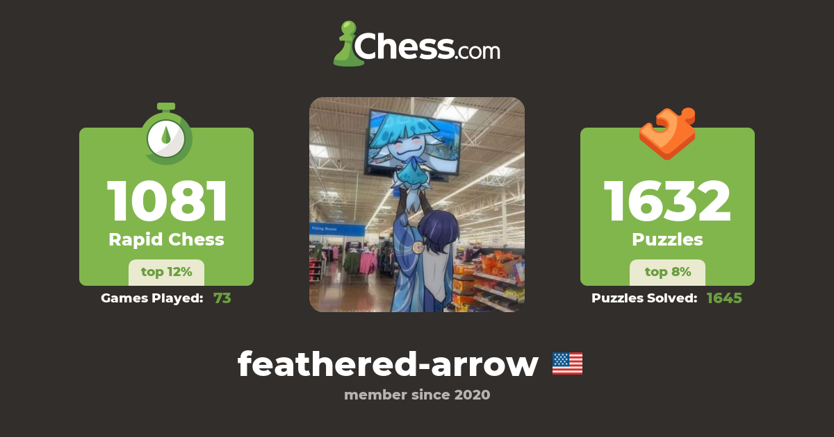 em !!!!! (feathered-arrow) - Chess Profile - Chess.com