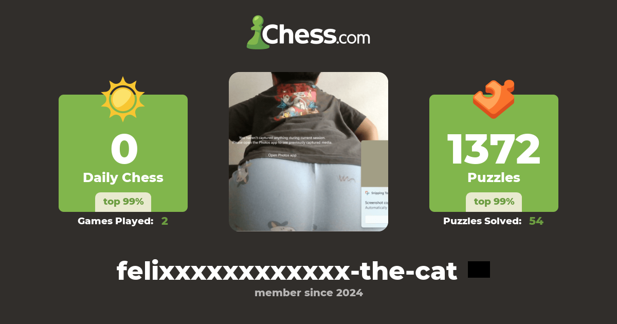 felixxxxxxxxxxxx-the-cat - Chess Profile - Chess.com